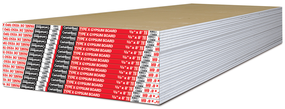Type X Fire Resistant Drywall CertainTeed